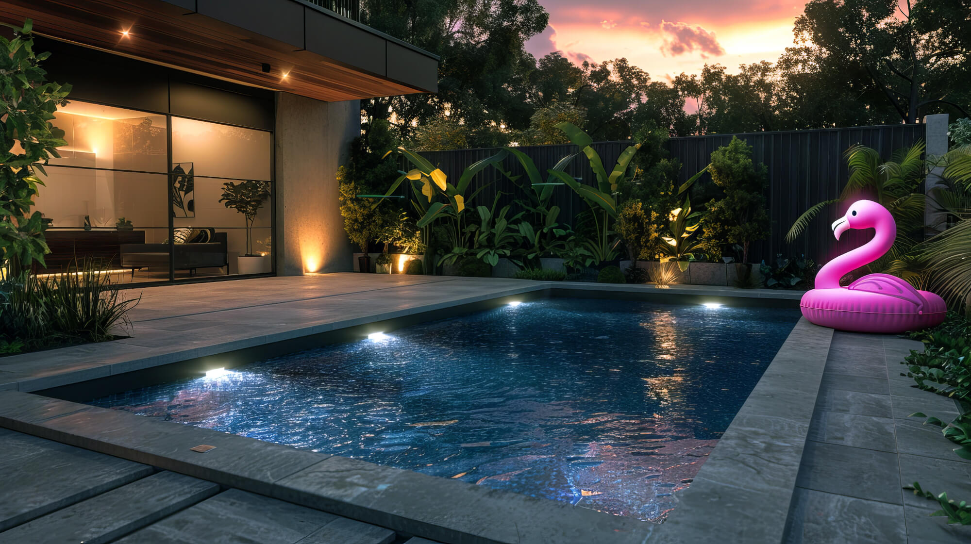 Unique Pool Shapes for Small Backyards: Design Ideas ‐ Flamingo Pools