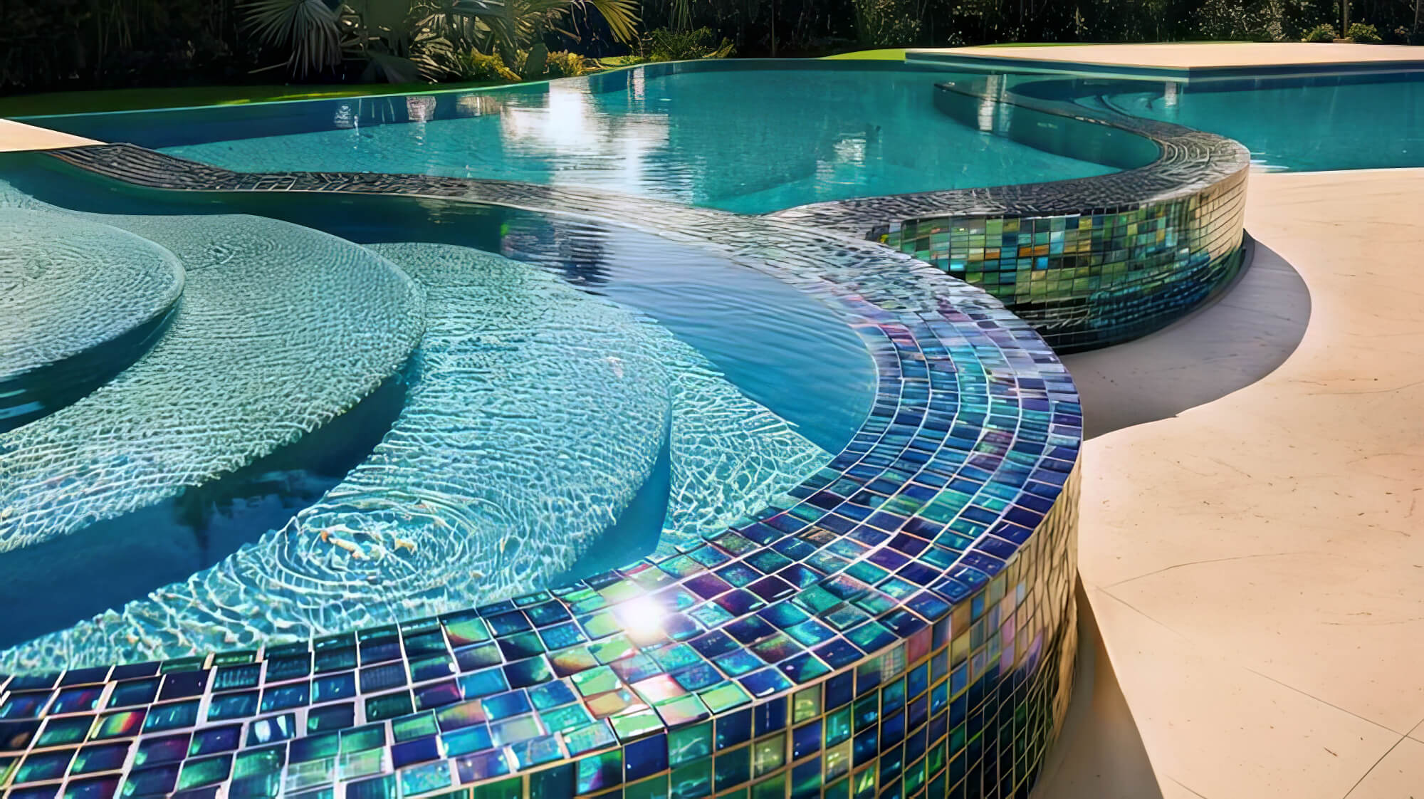6 Ideas for Choosing Pool Tiles for Custom Pools ‐ Flamingo Pools