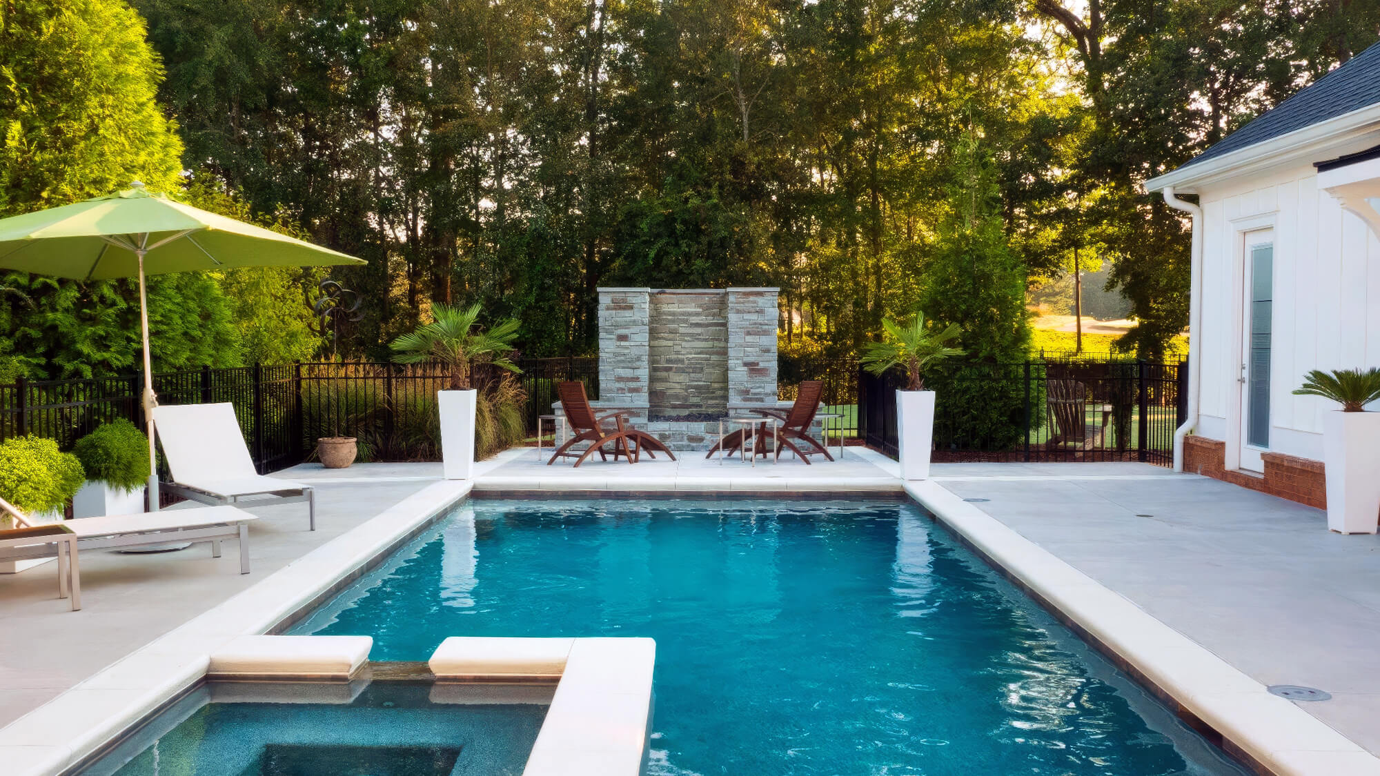 Transform Your Pool Area with Stunning Concrete Decking ‐ Flamingo Pools